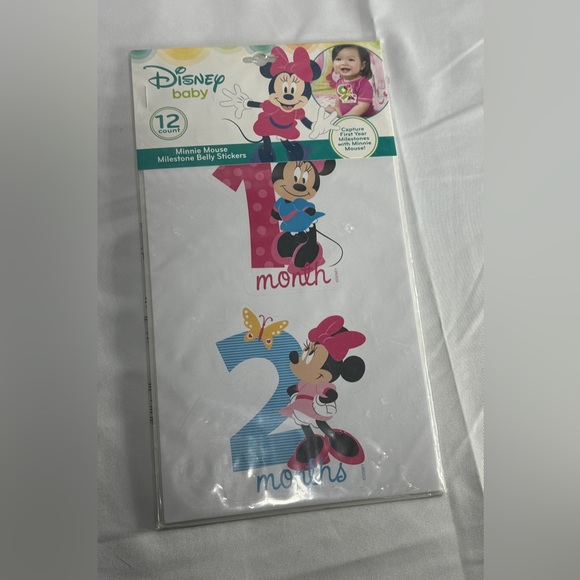 Disney | Other | Nwtdisney Baby Minnie Mouse First Year Belly Milestone ...